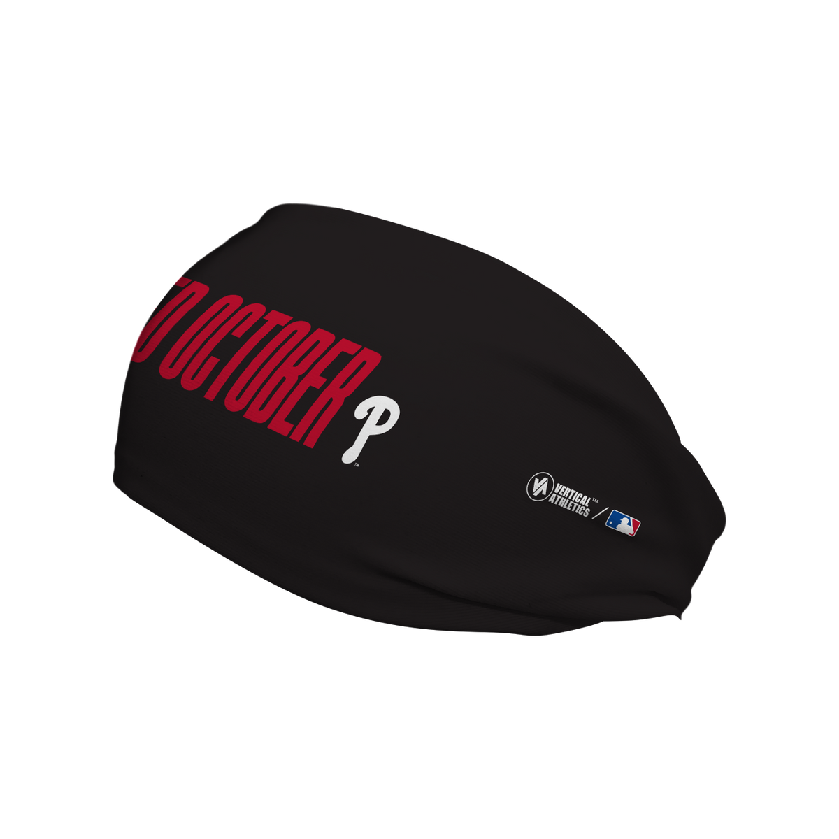 Phillies Cooling Headband: Red October Wordmark – Vertical Athletics
