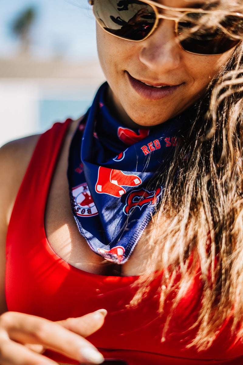 Dodgers Triangle Cooling Bandana: All Over – Vertical Athletics